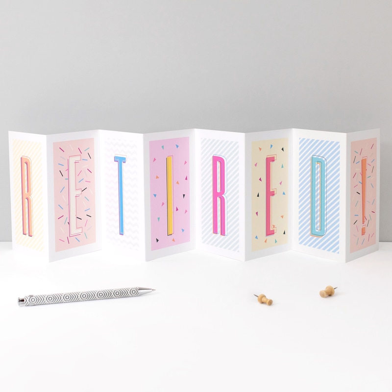 Large Retirement Card - Etsy UK