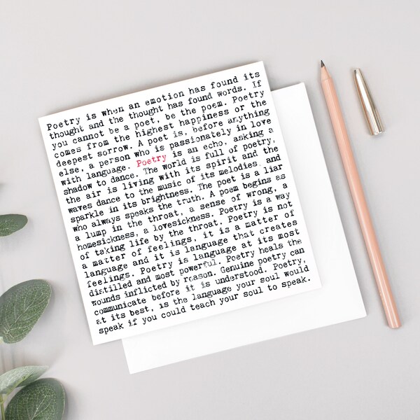 Poetry - Etsy UK