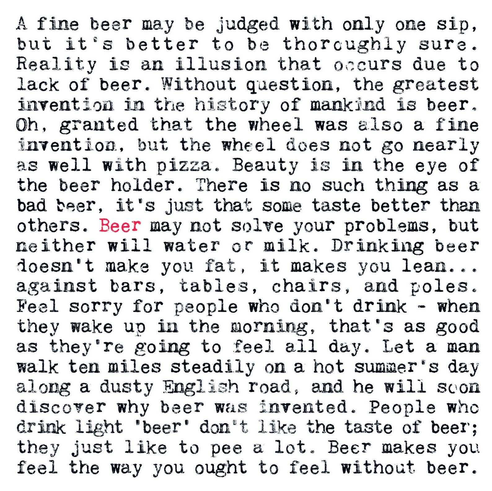 Beer Card for Beer Drinkers GC065 - Etsy