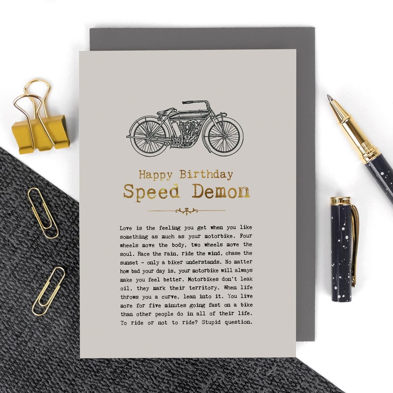 Motorcycle Cards - Etsy
