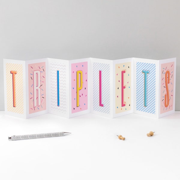 Triplet Baby Shower - Etsy