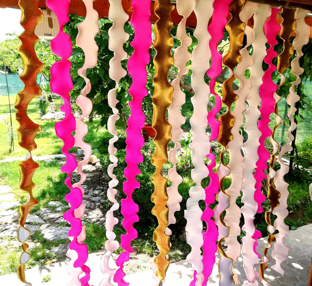 10 Streamers Backdrop Crepe Paper Strands Wall Decor, Kate Sweet Spade ...