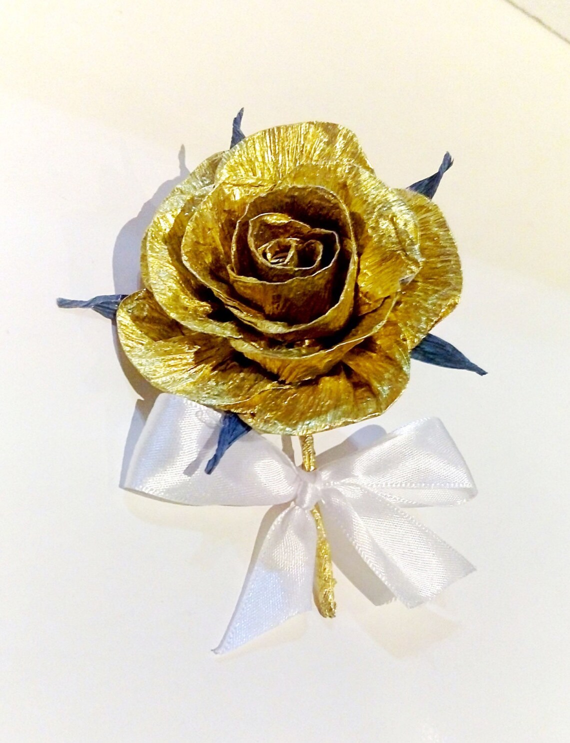 Beauty and the Beast Wedding Boutineers for Groomsmen Gold | Etsy