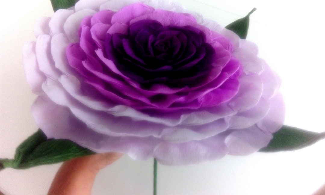 Large Paper Flower, Isabela Encanto, Wedding Bridal Bouquet, Purple ...