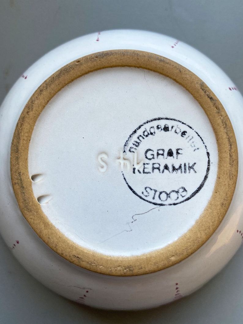 Vintage Pottery Ceramic Austrian Graf Stoob - Etsy