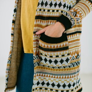 Cardigan Mona in Peruvian Print - Etsy