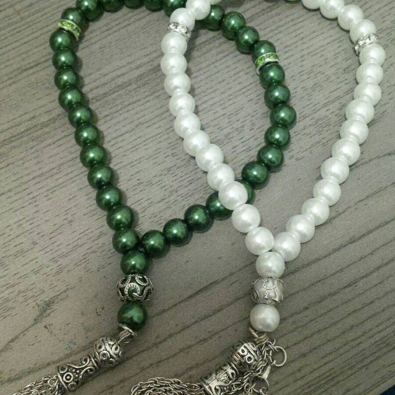 Tasbih 33 beads muslim prayer beads/ pearls Prayer Beads | Etsy