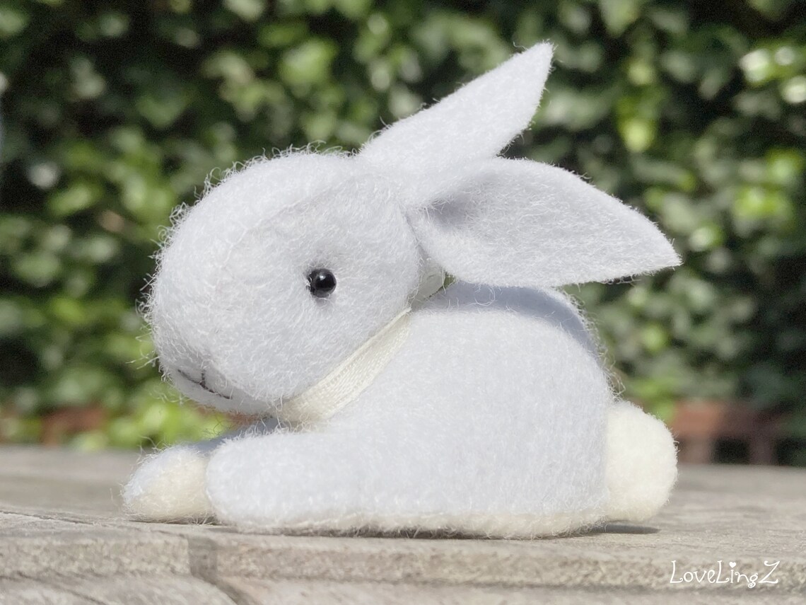 Sewing Pattern PDF Felt Baby Bunny / Rabbit Instant - Etsy