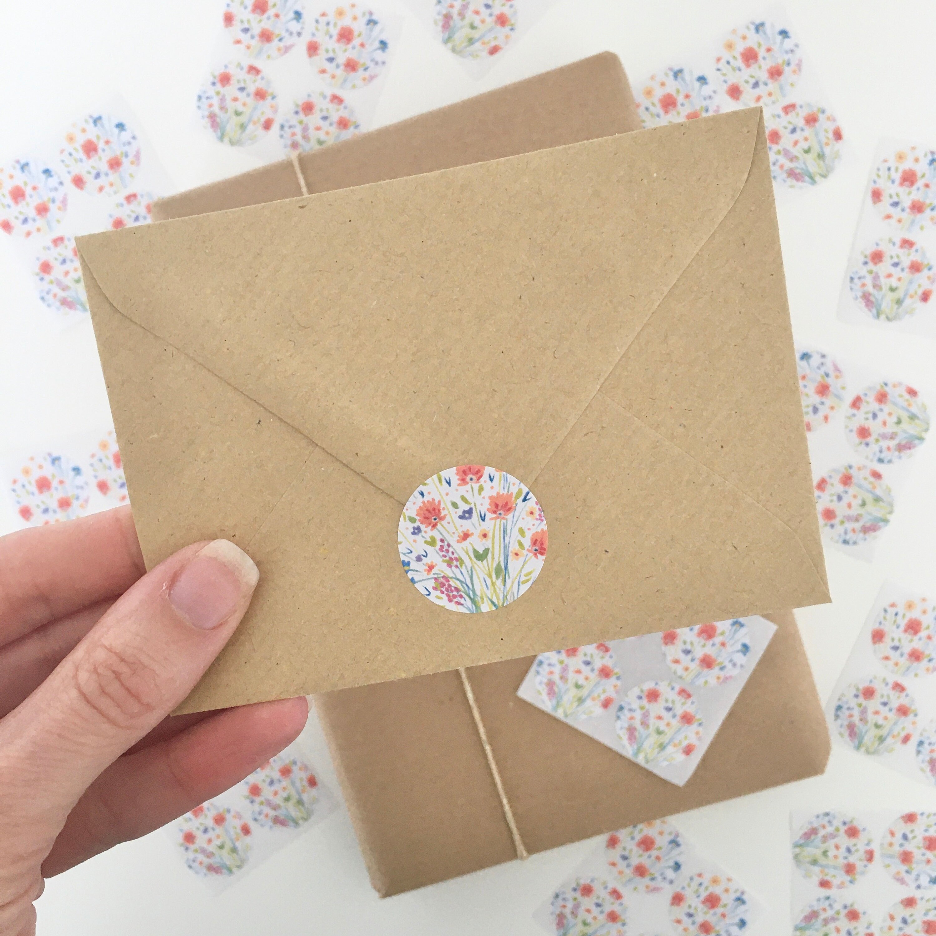 Floral sticker pack decorative stickers envelope stickers | Etsy