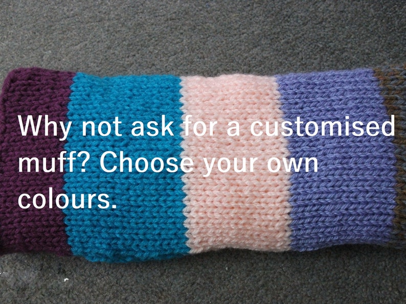 Sensory Muff, Fiddle Muff, Knitted Twiddle Muff, for Dementia ...