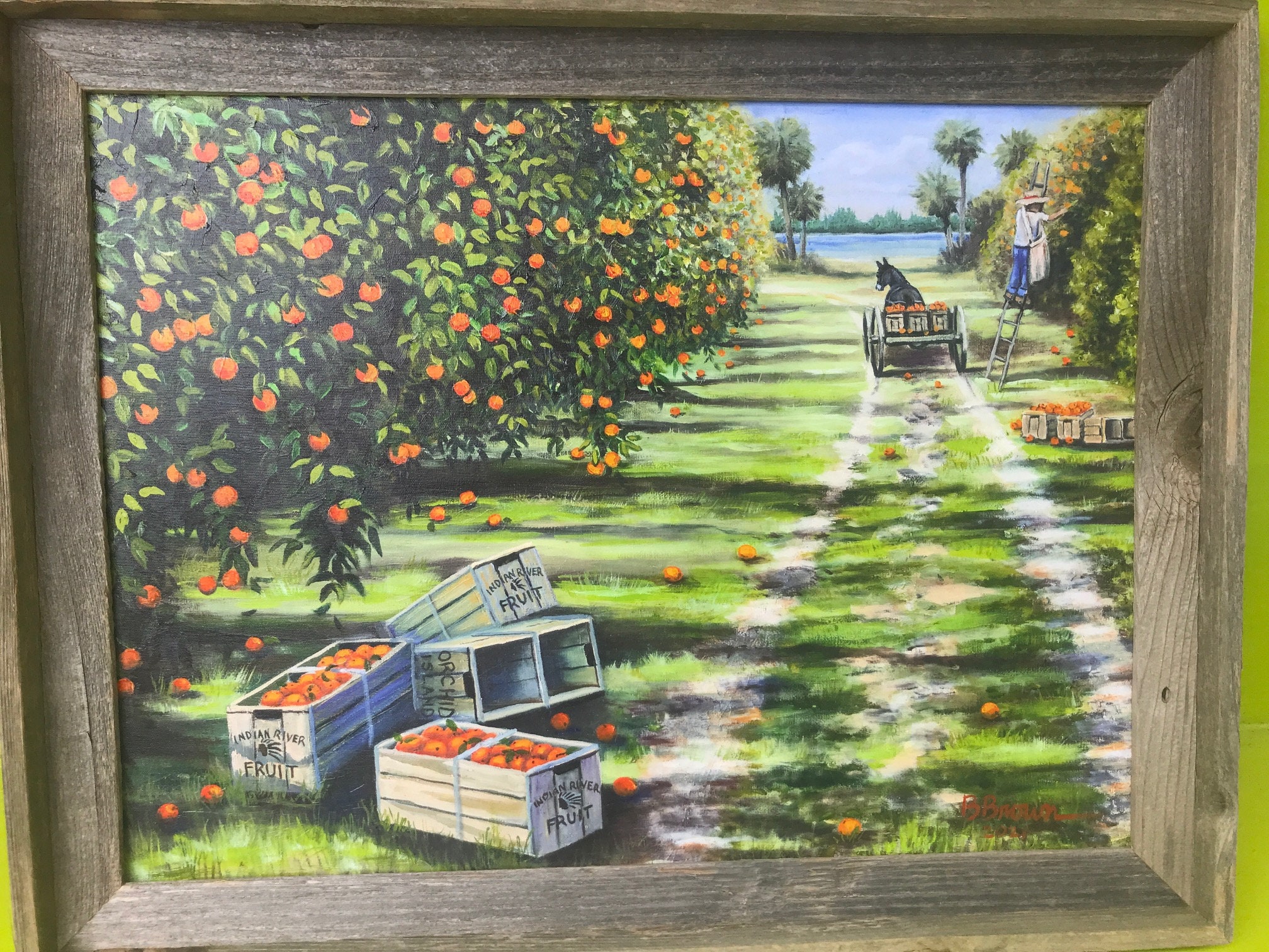 Orange Grove Painting