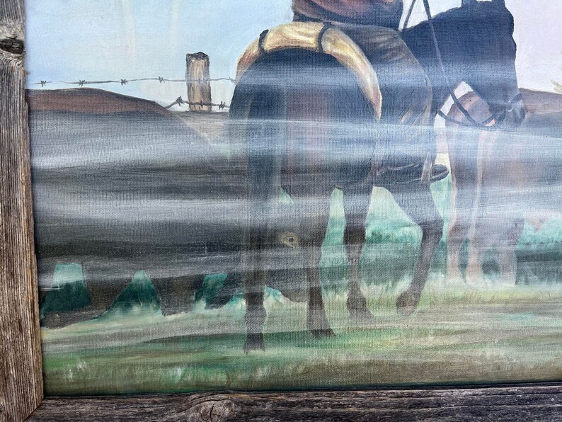 Original 18 X 24 Oil Painting by Buddy Brown / Early Morning Moving the ...