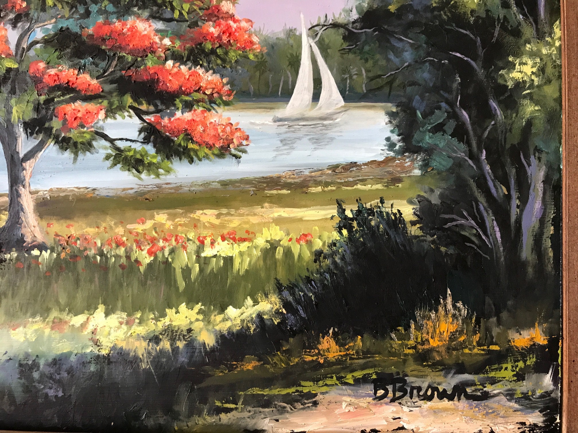 A "harold Newton THE INLET Study" Unframed Canvas Giclee by Buddy Brown ...