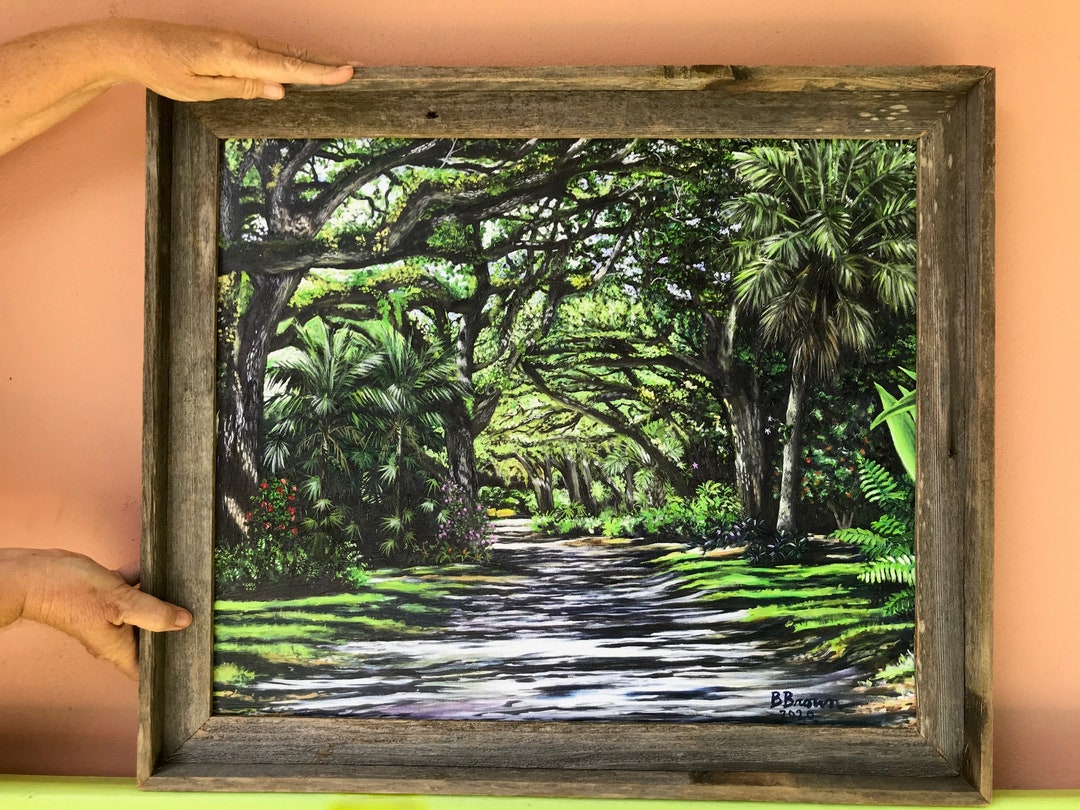 Sandfly Lane Old Riomar Vero Beach Canvas Giclee Reproduction From ...