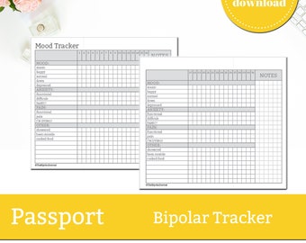 Passport Pdf Tracker - Etsy