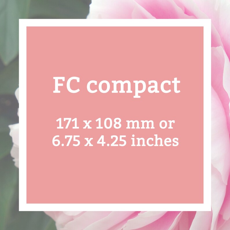 PRINTABLE FC COMPACT Planner Insert, the Fibromyalgia Tracker, Track ...