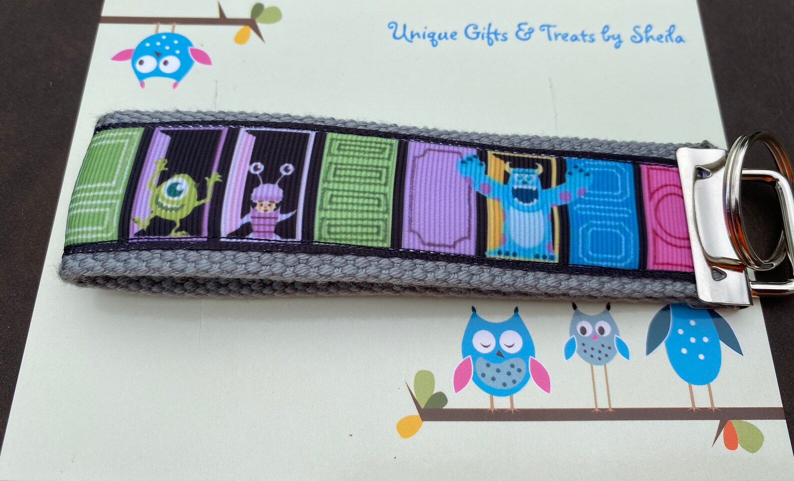 Monsters Inc Keychain Key Fob - Etsy