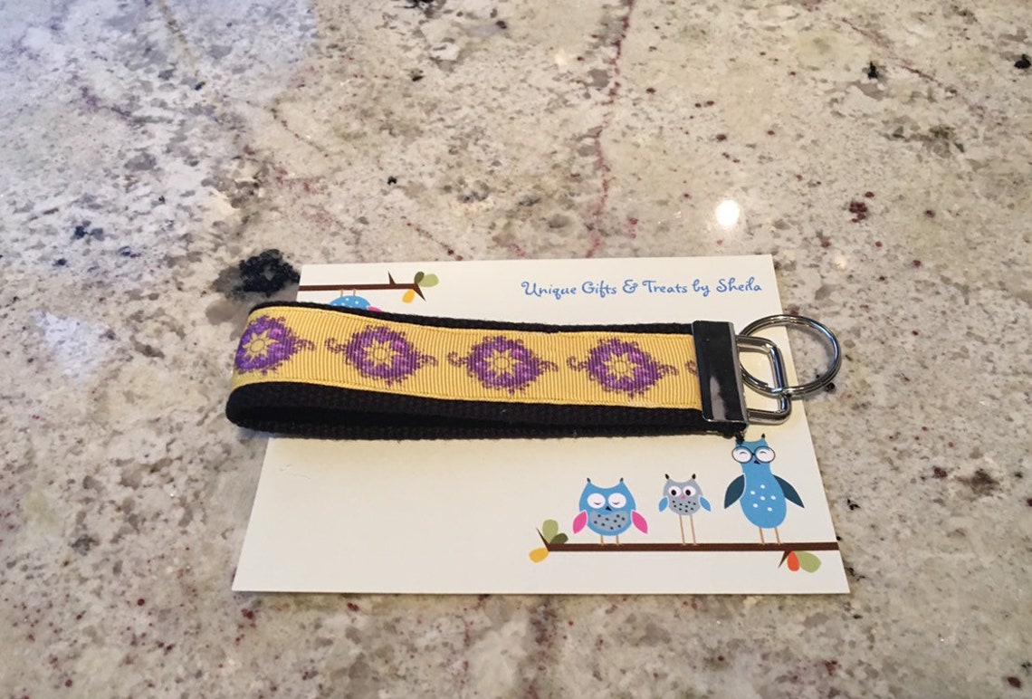 Tangled Rapunzel Lanterns Key Fob Keychain Wristlet | Etsy