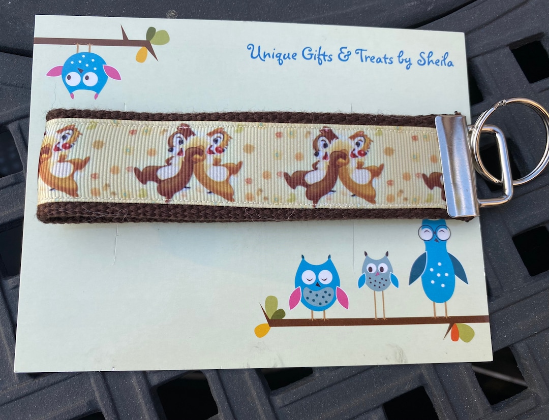 Disney Chip and Dale Keychain Key Fob - Etsy