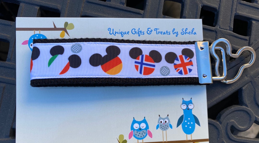 Epcot; World Showcase Key Fob; Keychain - Etsy