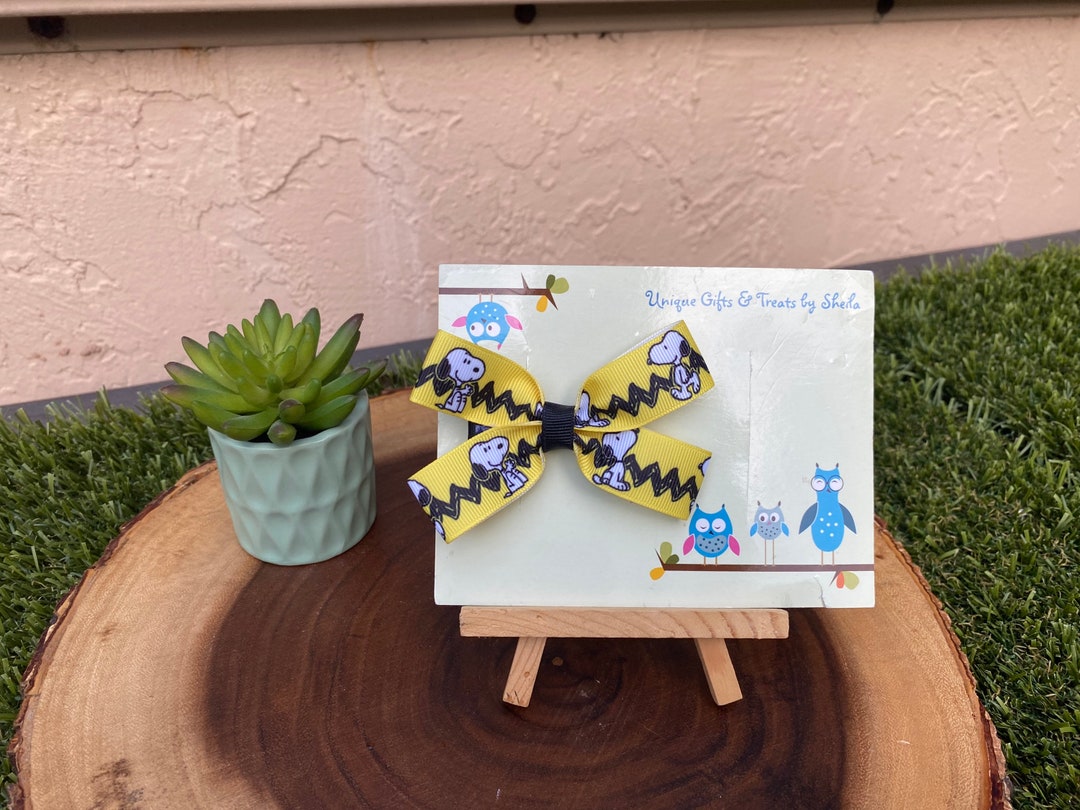 Snoopy; Peanuts Hair Bow - Etsy