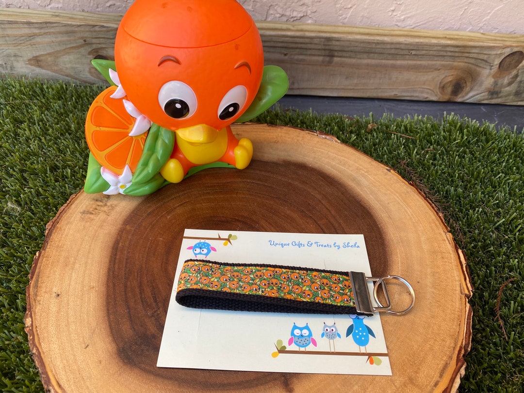 Disney Florida Orange Bird Keychain Key Fob - Etsy