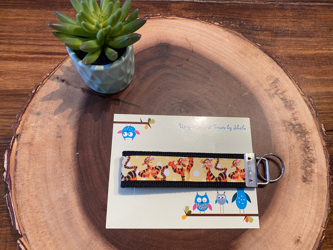Disney Tigger Key Fob Keychain Wristlet - Etsy