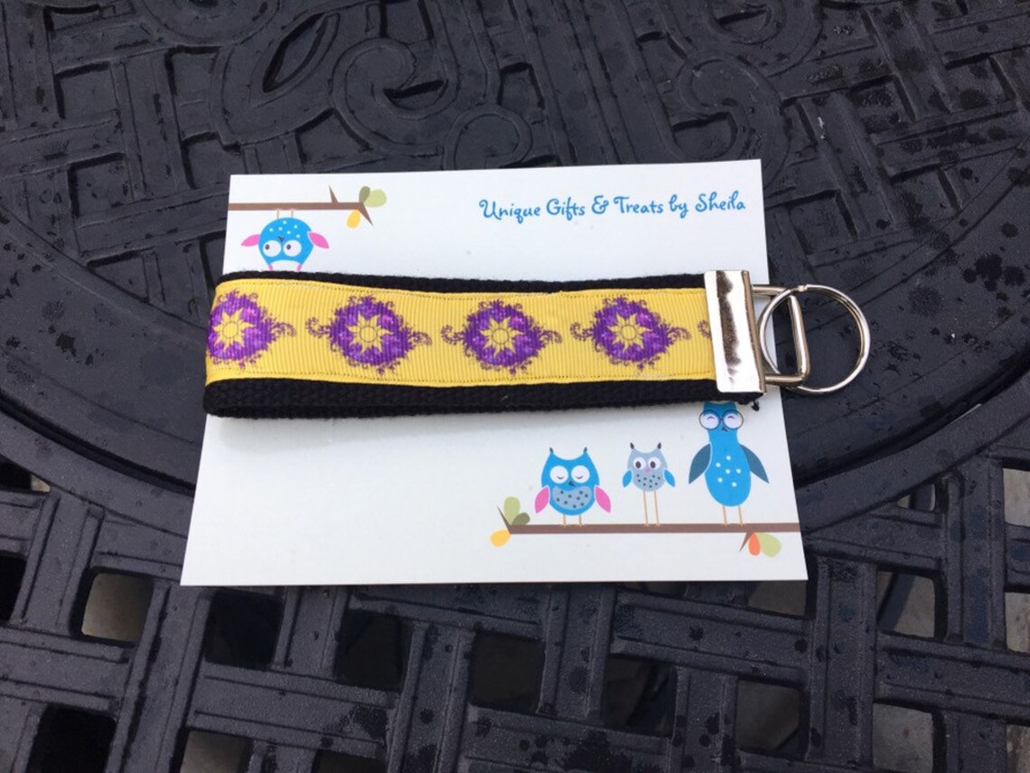 Tangled Rapunzel Lanterns Key Fob Keychain Wristlet | Etsy