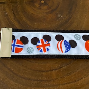 Epcot; World Showcase Key Fob; Keychain - Etsy