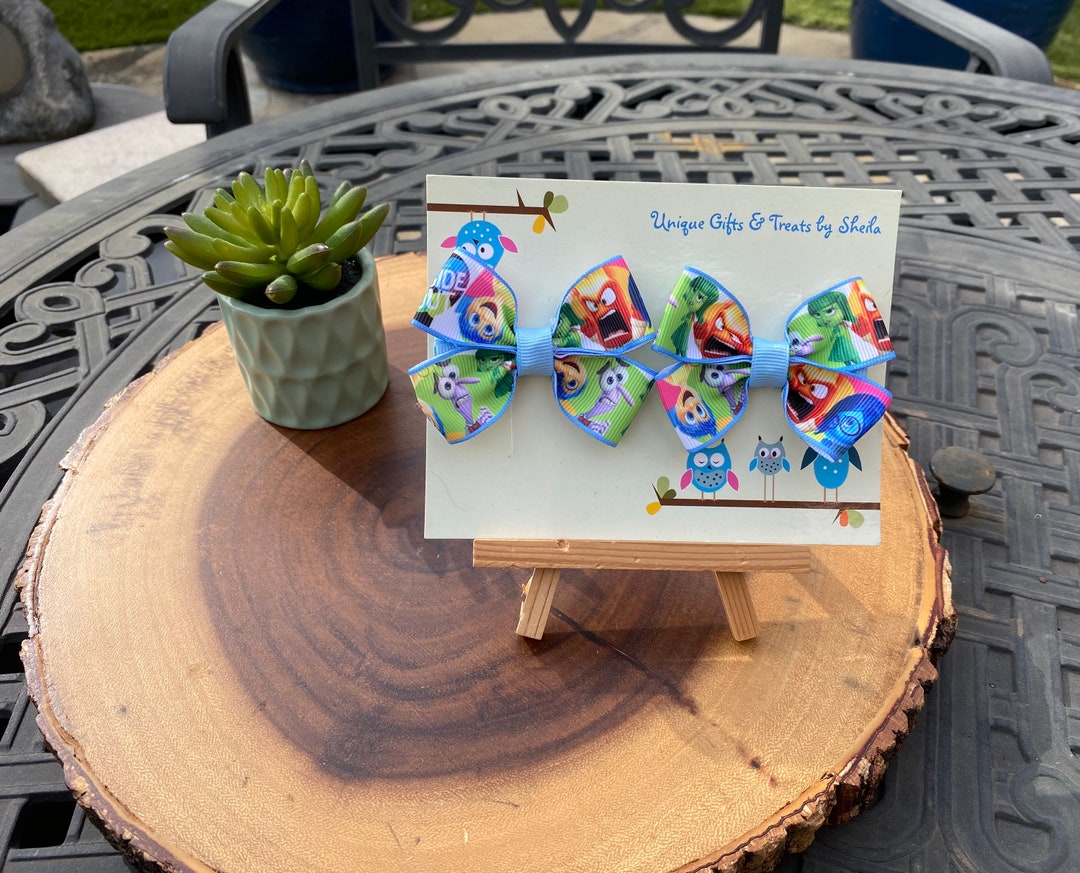 Disney Inside Out Hair Bows - Etsy