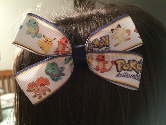Pokemon Hair Bow | Etsy