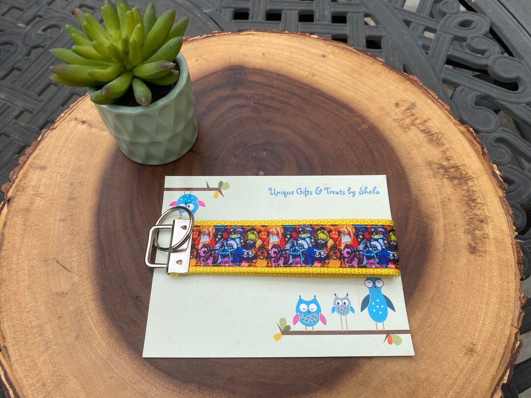 1980’s Saturday Morning Cartoons Key Fob; Keychain; Wristlet - Etsy