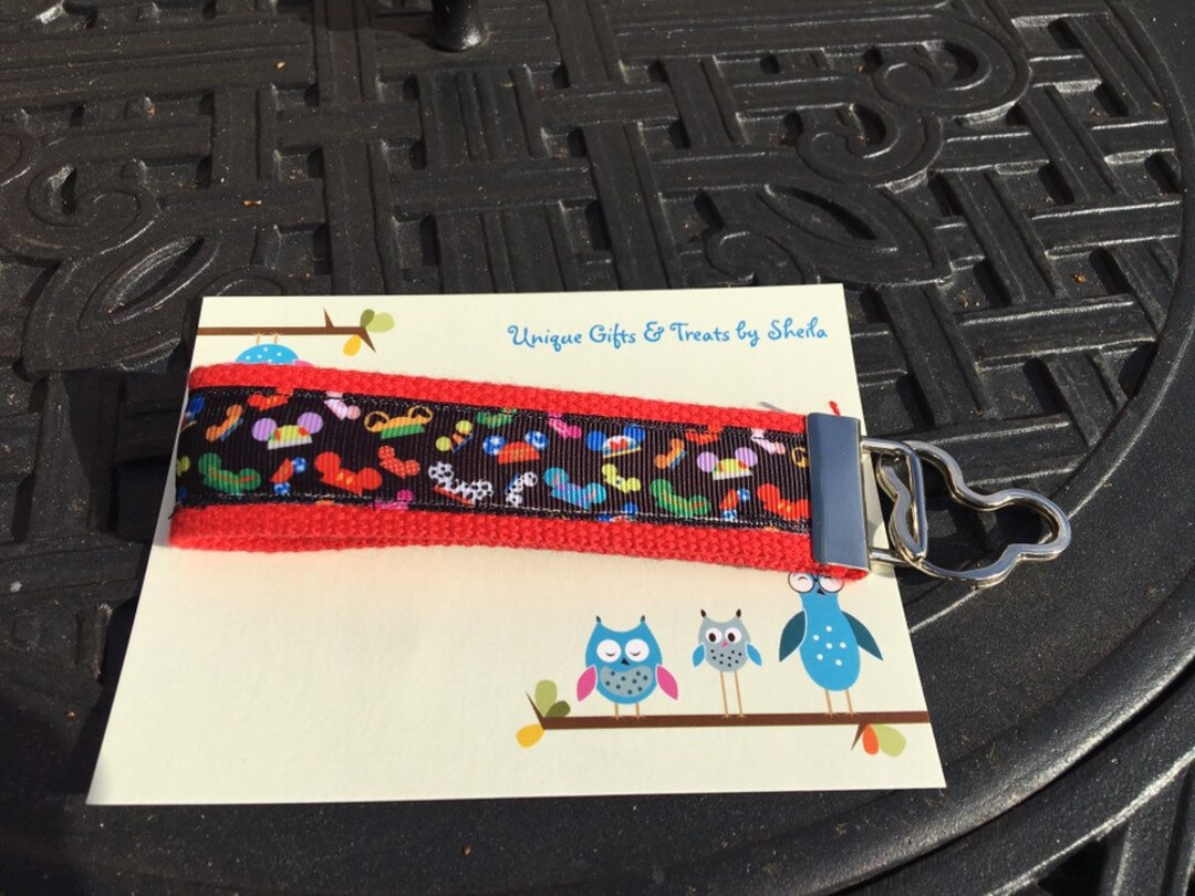Disney Hats;disney Character Hats Key Fob; Keychain; Wristlet - Etsy
