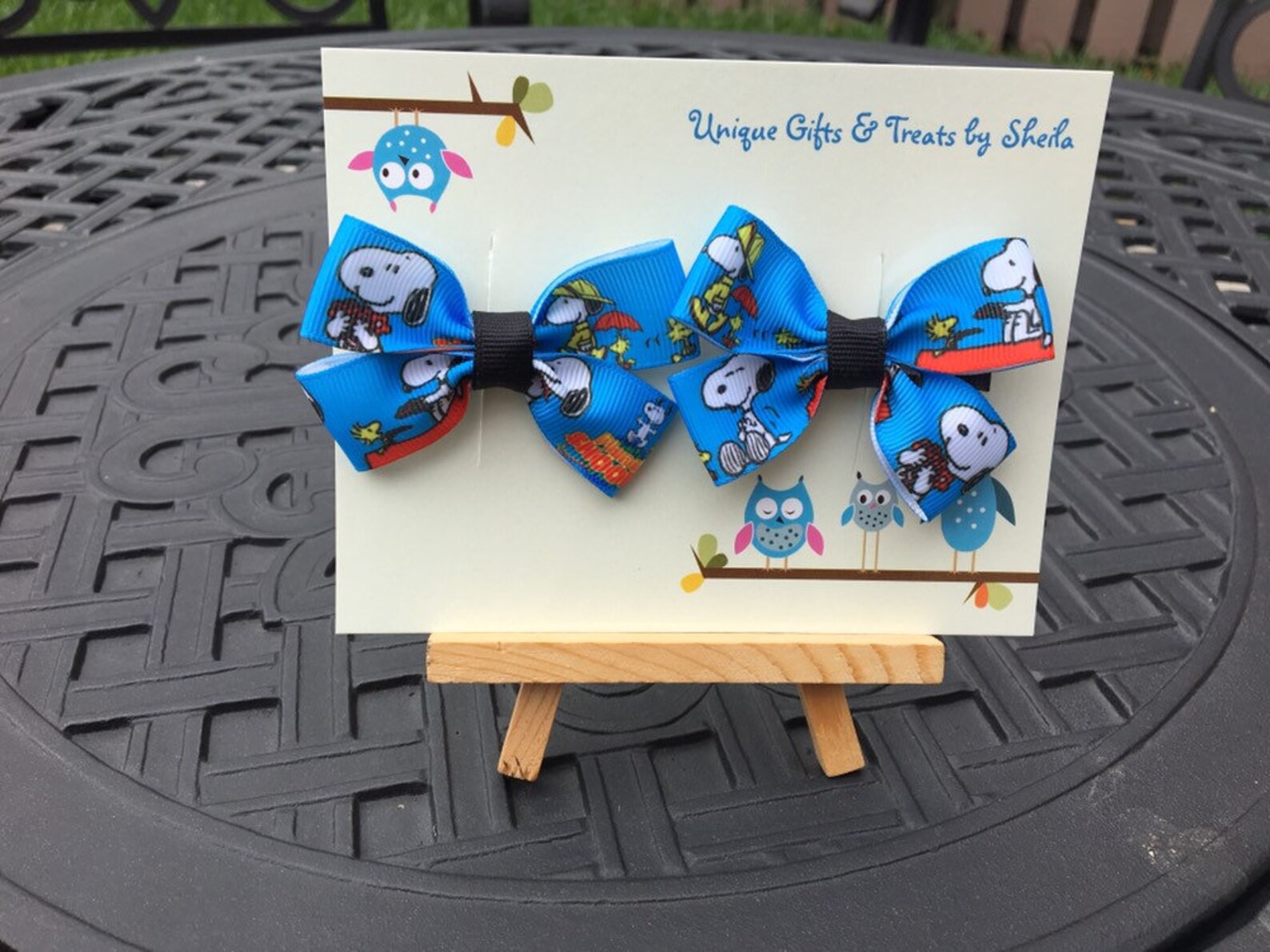 Snoopy Peanuts Hair Bows - Etsy