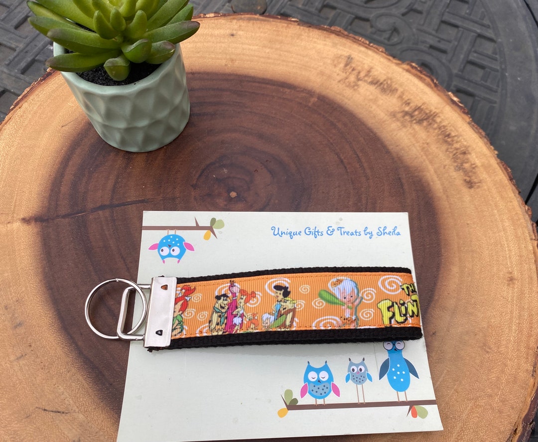 Caveman Family; Prehistoric Family Key Fob; Keychain; Wristlet - Etsy