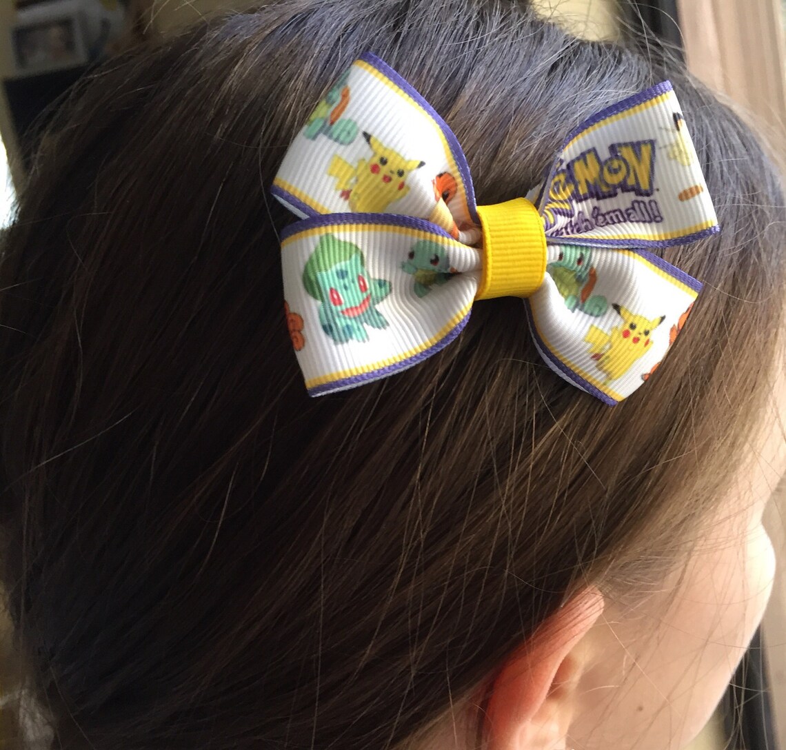 Pokémon Hair Bows - Etsy