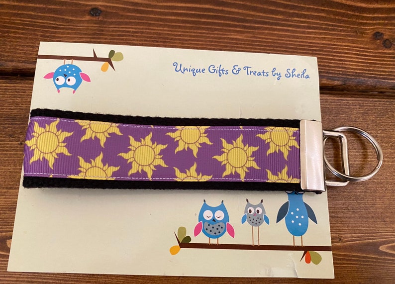 Tangled Rapunzel Lanterns Key Fob Keychain Wristlet | Etsy