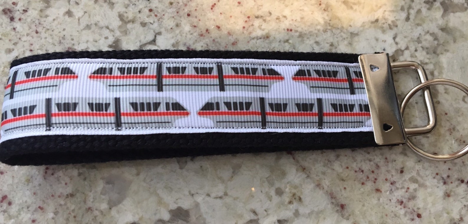 Disney Monorail Key Fob Keychain Wristlet | Etsy