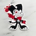 Black and Red Impmon Digimon Sticker 3.5 Inches Wide, 3.75 Inches Tall ...
