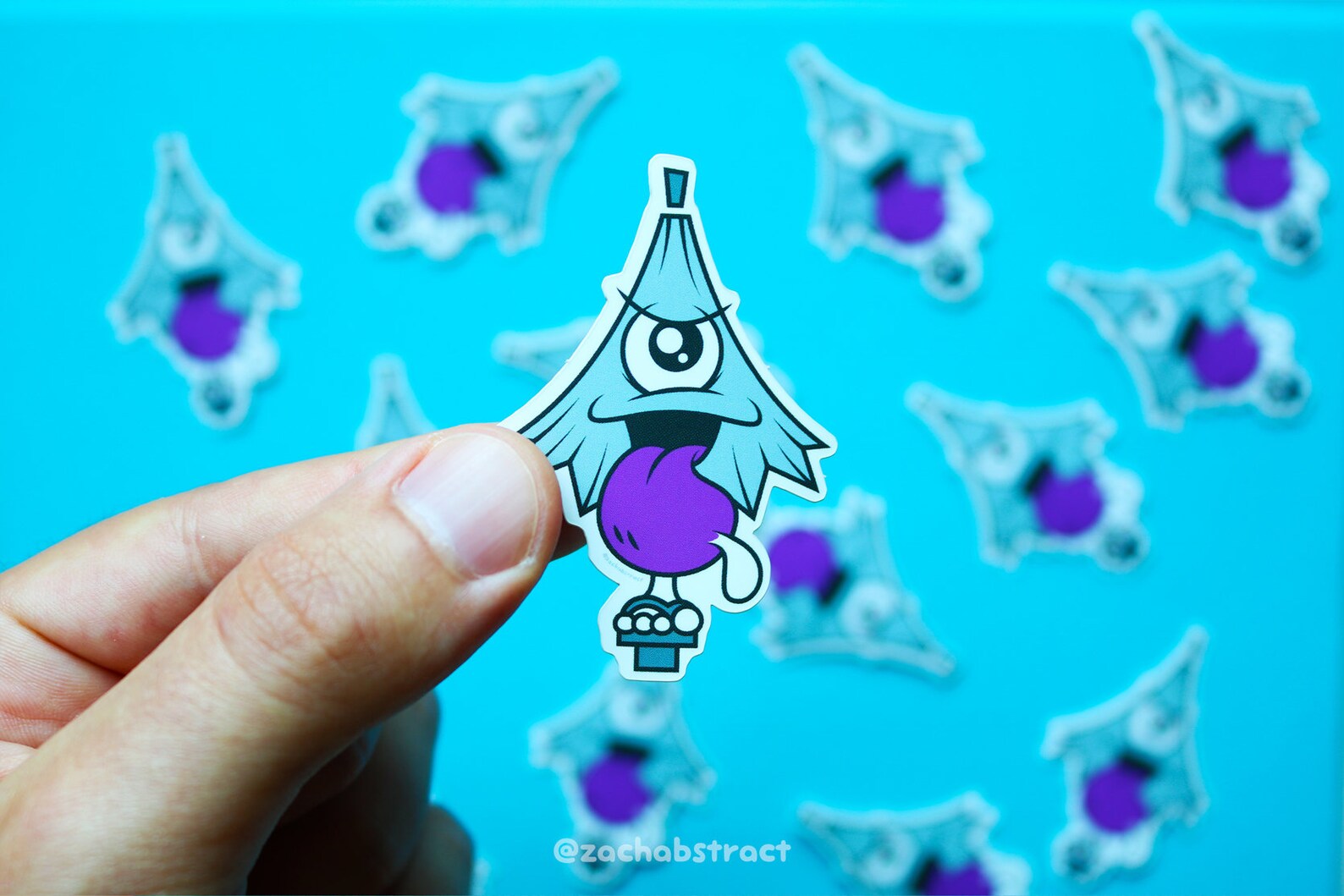 Purple Karakasa Kozō Sticker 1.5 Inches Wide 2.5 Inches - Etsy