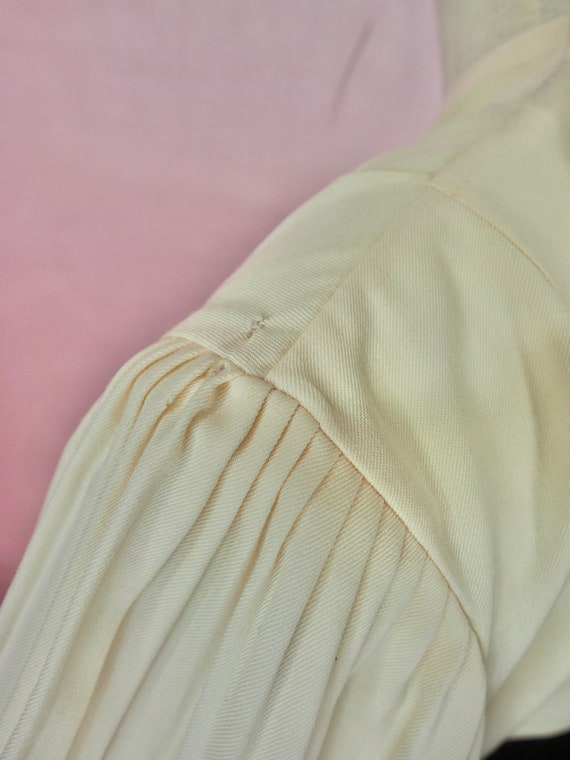 1940s Lilli Ann dupe color block suit with accordion … - Gem