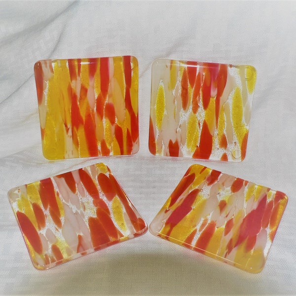 Fused Glass Coasters - Etsy