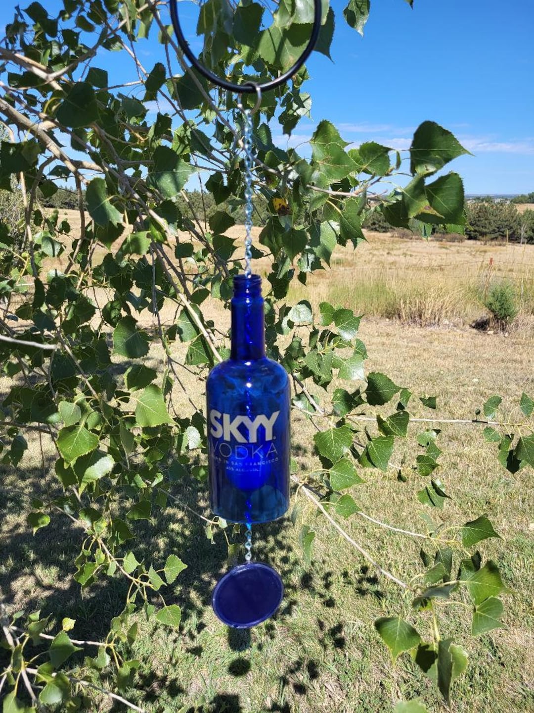Skyy Vodka Bottle Wind Chime - Etsy