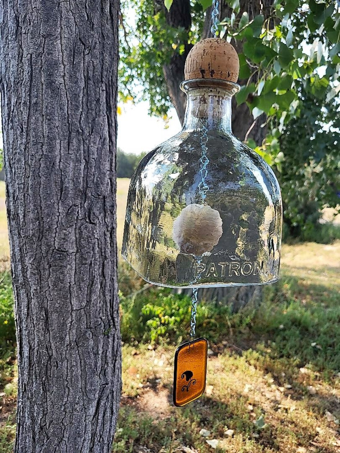 1.75 L Patron Bottle Wind Chime - Etsy