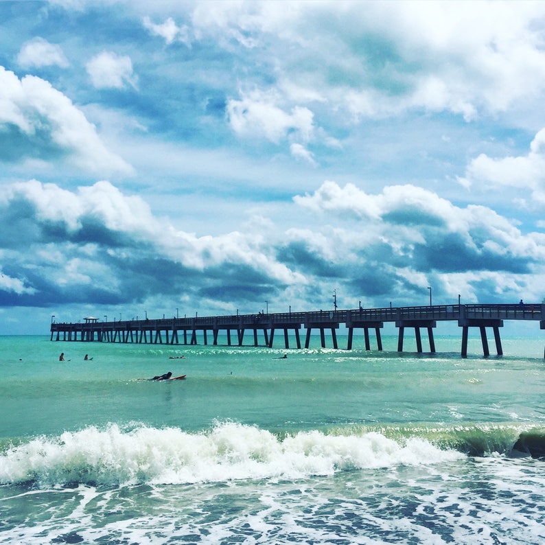 Florida Dania Beach Pier Photo Print 12 X 12 - Etsy