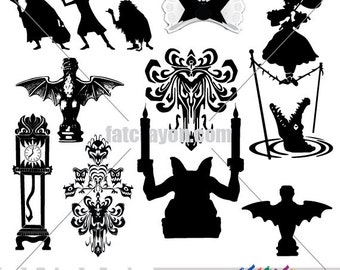 Haunted mansion svg | Etsy