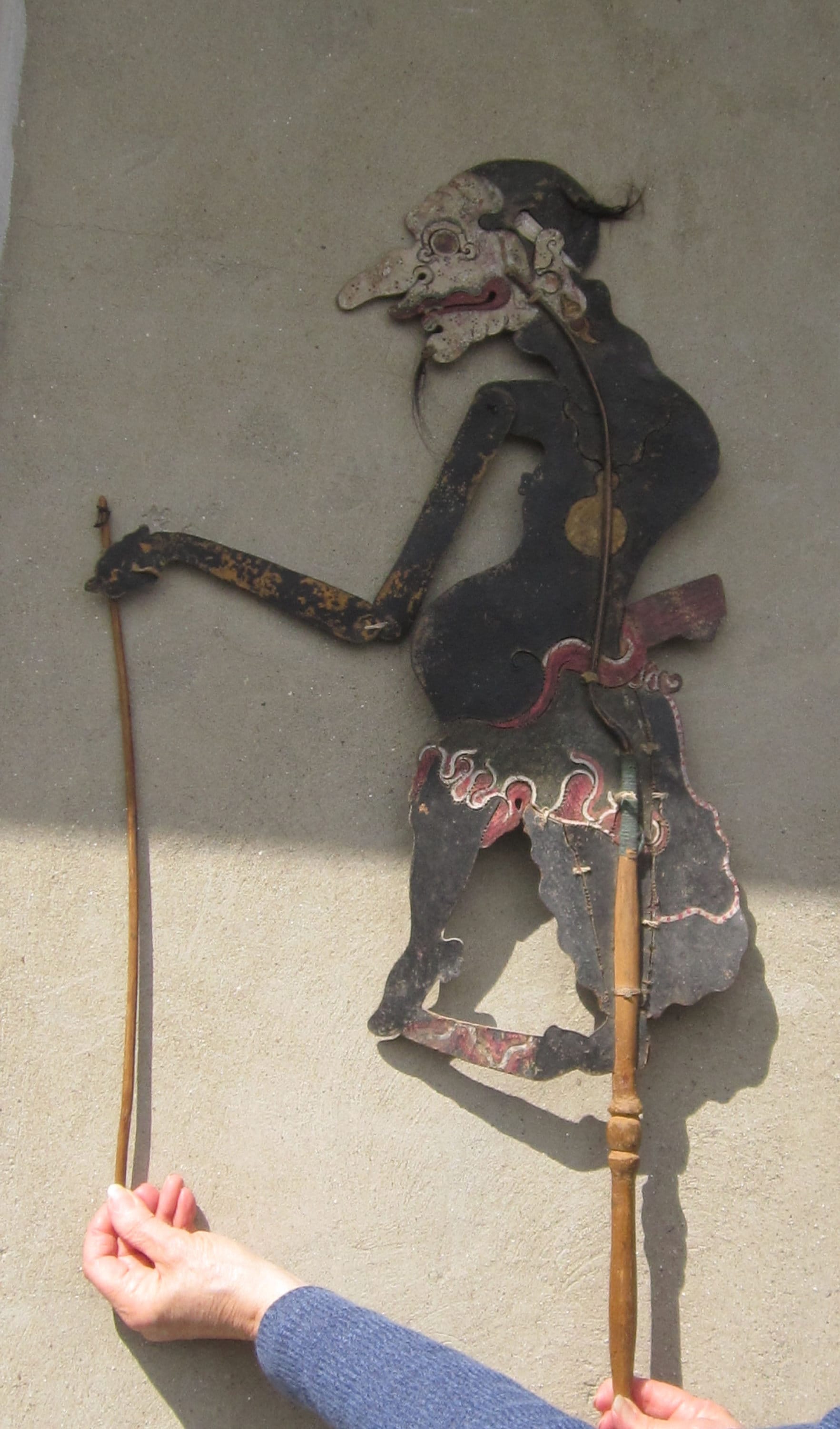 Thailand Java Wayang Golek Sita Wooden Rod Puppet 30.5 Length - Etsy