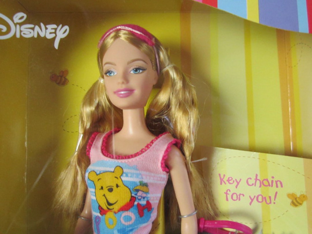 Disney Mattel Barbie & Winnie the Pooh 2004 #H6469 NRFB COA - Etsy