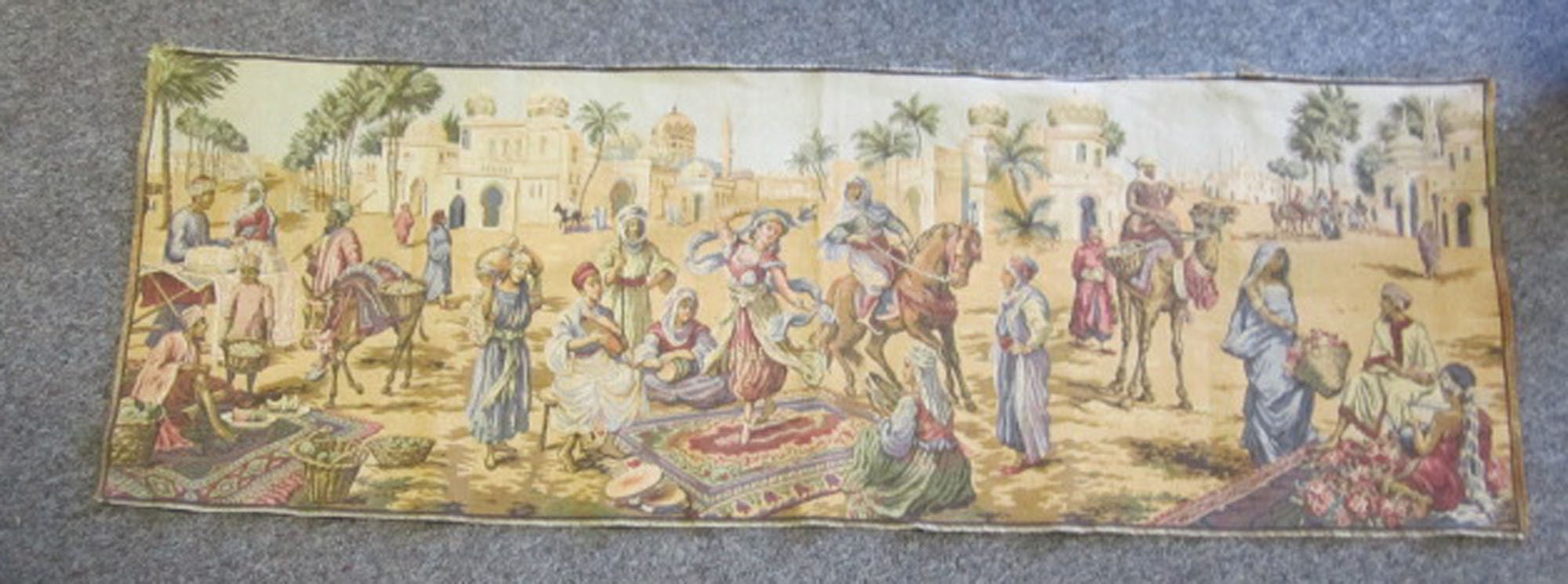 Antique Arabian Middle Eastern Turkish Tapestry 58
