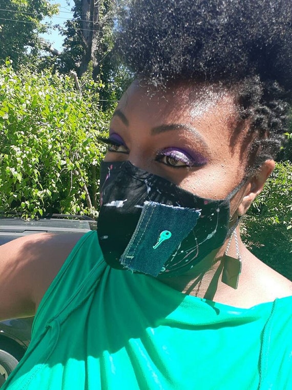 Custom hand painted face mask | Etsy